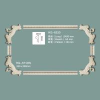 China PU Polyurethane Ceiling Cornice Moulding Crown Molding Decorative Trim B2 Fireproof for sale