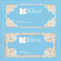 China PU Polyurethane Ceiling Cornice Mold Decorative Crown Moulding Lightweight Fireproof B2 for sale