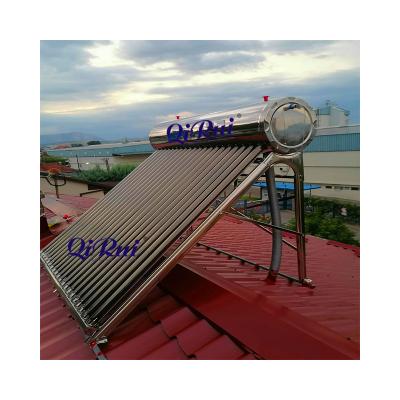 China Wholesale All Stainless Steel Solar Hot Water Heating System Price High Efficiency Low Pressure Direct Vacuum Tube Solar Geyser Water Heater for Home for sale