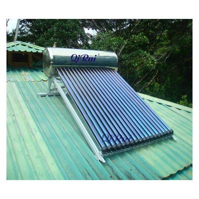 China Wholesale 50L- 500L All Stainless Steel Solar Price High Efficiency Low Pressure Direct Vacuum Tube Solar Geyser Water Heater for Home for sale