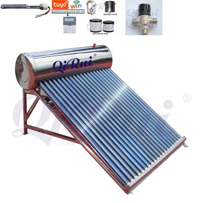 China Popular Steel Solar Hot Water Heating System Price High Efficiency Low Pressure Direct Vacuum Tube Solar Geyser Water Heater for Home for sale