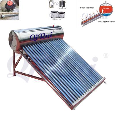 China High Quality Wholesale 50L- 500L Steel Solar Hot Water Heating System Price High Efficiency Low Pressure Solar Geyser Water Heater for Home for sale