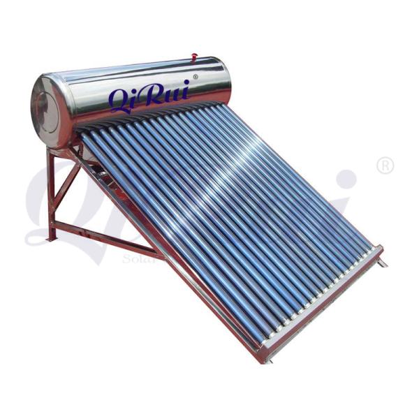 Quality 2025 Popular 50L- 500L Steel Solar Hot Water Heating System Price High Efficiency Low Pressure Direct Vacuum Tube Solar Geyser Water Heater for Home for sale