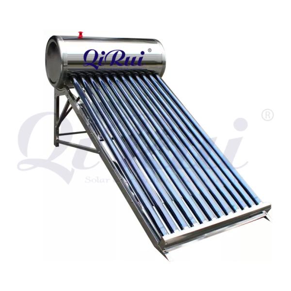 Quality 2025 Popular Wholesale Steel Solar Hot Water Heating System Price High Efficiency Low Pressure Direct Vacuum Tube Solar Geyser Water Heater for Home for sale