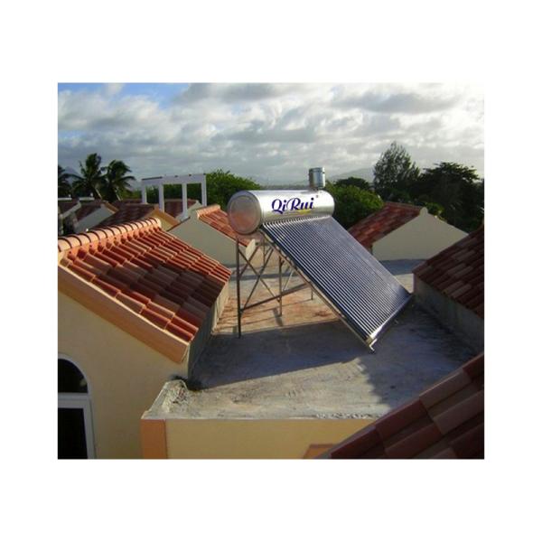 Quality 2025 Popular Wholesale 50L- 500L Steel Solar Hot Water Heating System Price High Efficiency Low Pressure Direct Vacuum Tube Solar Geyser Water Heater for sale