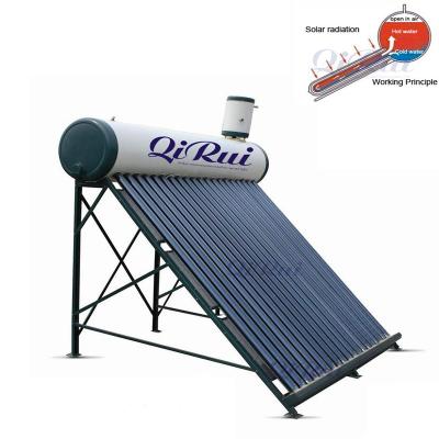 China 100L 200L 250L 300L 360L 500 Liter Stainless Steel SUS316 Solar Geyser High Efficiency Non-Pressure Solar Water Heater System for sale