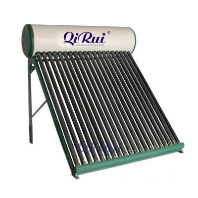 China Cheapest Non Pressure Solar Boiler 80L-200L-500L Calentador De Agua Solar Vacuum Tube System Termotanque Solar Hot Water Heater for sale