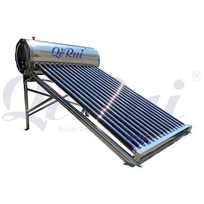 China Domestic 50L-500L Calentadores Solares De Agua Price Stainless Steel Solar Hot Water Heater for House for sale