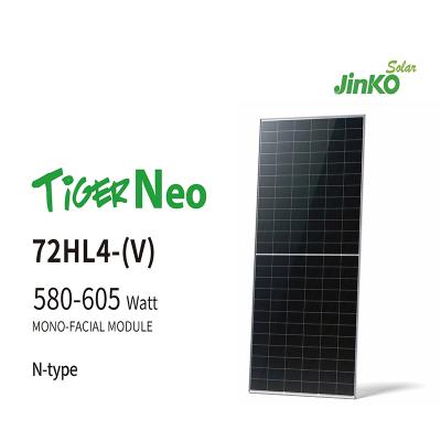 China Jinko/Ja/Trina/Longi Wholesale Price Half Cell Bifacial Solar PV Module 500W 520W 605W 630W 650W 700W 750W N Type Topcon Solar Panel for sale