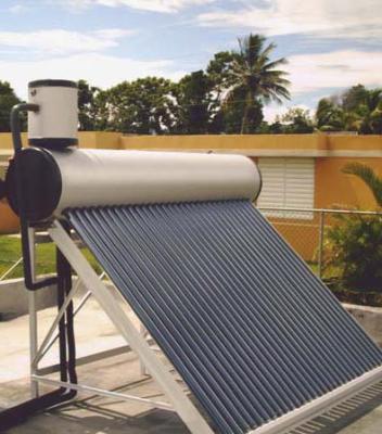 China Rooftop Fresh Water Compact Pre-Heated Solar Hot Water Heater System for sale