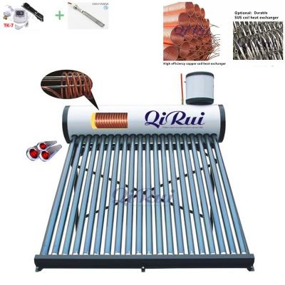 China Panneau Solaire Thermosiphon Pressurized Solar Water Heating System with CE Approval for sale