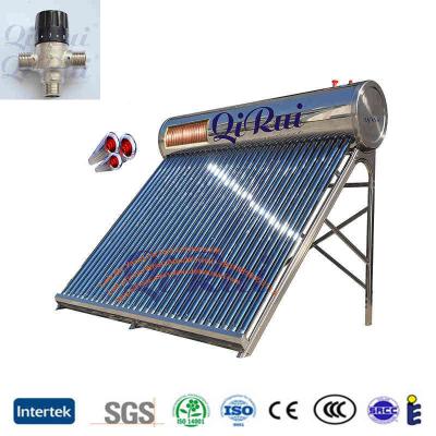 China 2025 Popular High Quality Integrated Vacuum Tube Coil Solar Water System All Pressurized Solar Hot Water Heating Heater for sale