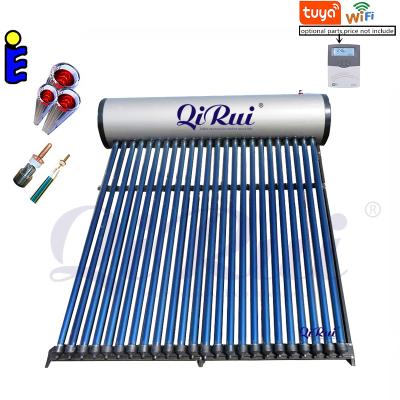 China 100L-300L Rooftop Heat Pipe Solar Thermal Energy Pressurised Solar Water Heater for sale