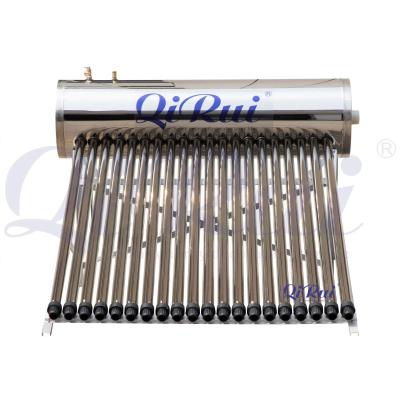 China OEM 100L 200L 300L Compact Home Calentador De Agua Solar Best Vacuum Tube Heat Pipe Termo Tanques Solares Integrated Solar Hot Water Heater Heating System for sale