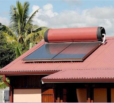 China 150L 200L 240L 300L Panneau Solaire Thermosiphon Roof Mounted Flat Panel Solar Water Heater for sale