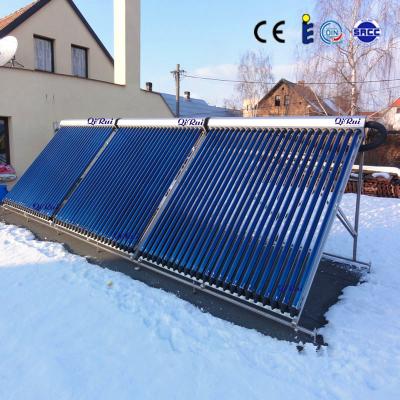 China Heat Pipe Vacuum Tube Solar Thermal Collector with Solar Keymark En12975 for sale