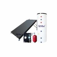 China Flat Plate Solar Water Heater 300L Split Pressurized System with CE Keymark for sale