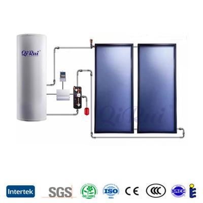 China 2025 Best Price China 100L 150L 200L 240L 250L 300L 1000L Flat Plate Panel Solar Hot Water Heater for sale