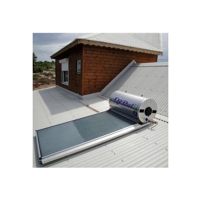 China New Best Factory Price Roof Mounted Flat Panel Solar Water Heater for sale