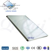 China 2-3 Square Meter Flat Plate Solar Collector Copper Pipe Titanium Blue Black Chrome for sale