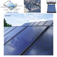 China 2-3 Square Meter Flat Plate Solar Collector Copper Pipe Titanium Blue Black Chrome for sale