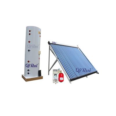 China 100L-2000L Split Pressurized Solar Hot Water Heating System with Heat Pipe Vacuum Tube Solar Collector for sale