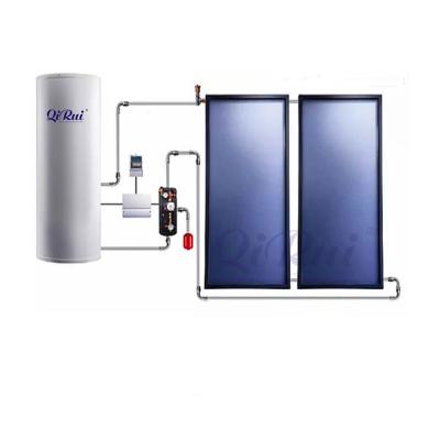 China 100L-2000L Seperated High Pressure Solar Hot Water Heater System with Flat Plate Solar Collector for sale