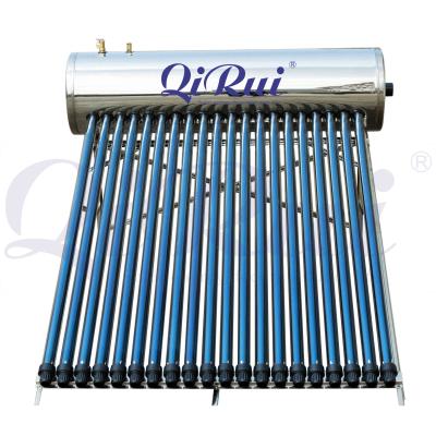China 100L-360L Compact Heat Pipe High Pressure Solar Water Heater System for sale
