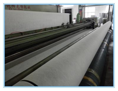 China Polyester short fiber600GSM Non Woven Geotextile for Slope Protection, Needle Punched Non-woven Geotextile for sale