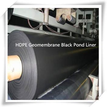 China Black Geomembrane 30Mil-60 Mil HDPE Liners to Lake Pond or Dam Line Cover for sale