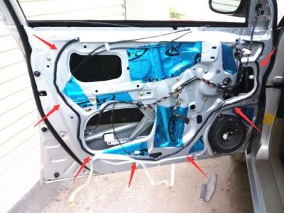 China dim 9MMx4.8m car door black butyl tape loud dampening shockproof tape deadening stirpe rubber for sale