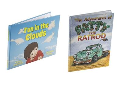 China Small Short Childrens Book Printing Pantone Color Square / Round Back for sale