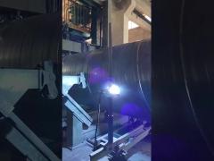 Steel pipe cutting