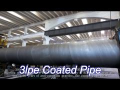 impact resistance 3lpe coated steel pipe 1626mm od 18.0mm wt for oil gas water