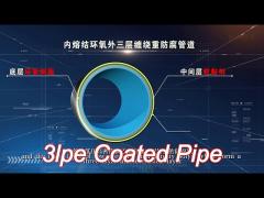1.8 mm to 4.7 mm thickness 3lpe coated pipe anticorrosive steel underground water pipe water line