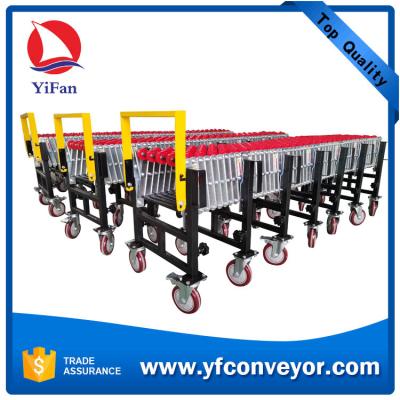China Expandable Gravity Plastic Skate Wheel Conveyors for warehouse/airport/dock for sale