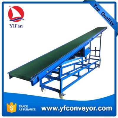China Factory custom Inclined Belt Conveyor System,Adjustable Height Belt Conveyor for sale