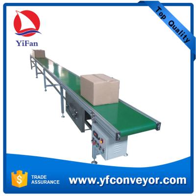 China Motorized Movable PVC Aluminum Frame Belt Conveyor for sale