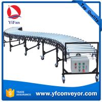 China Good Load Capacity Motorized Flexible Telescopic Roller Conveyor for sale