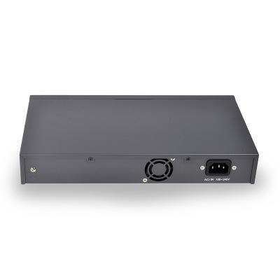 China 16 port POE switch with 250W IEEE802.3af/at 48V 16+2+1SFP megabit with gigabit uplink for sale
