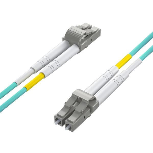 Quality LC to LC Duplex OM3 Multimode Fiber Patch Cable (50/125), 10G Gigabit Fiber for sale