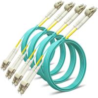 Quality LC UPC to LC UPC Duplex PVC (OFNR) 2.0mm Fiber Optic Patch Cable (5 Meters (16ft for sale