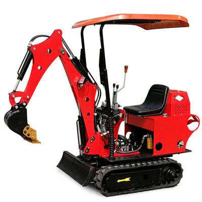 China ODM Diesel Red Mini Excavator Machine For Agricultural Garden Farm for sale