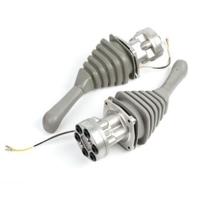 Cina Joystick dell'escavatore idraulico coreano con interruttore singolo Joystick sinistro destro Maniglia Poli Valve in vendita