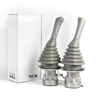 Cina Joystick dell'escavatore idraulico coreano con interruttore singolo Joystick sinistro destro Maniglia Poli Valve in vendita
