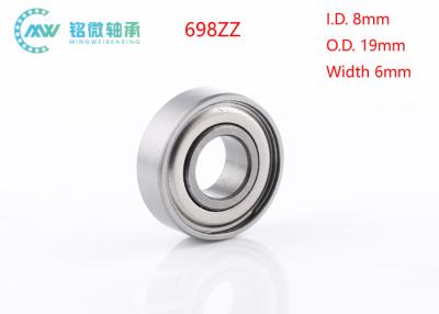 China 698ZZ Miniature Ball Bearings 8x9x6mm Metal cage Metal Shielded for sale