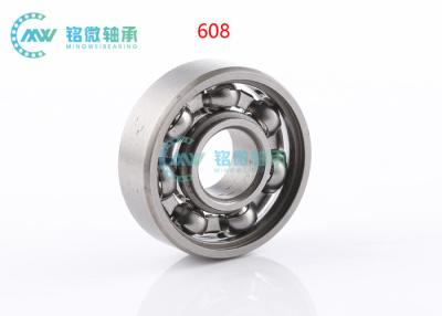 China 8mm Ball Bearing 608 Open Type Single Row Deep Groove Ball Bearing Skating Shoes Bearing for sale