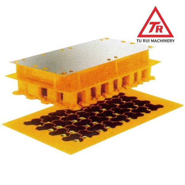 Quality Flexible Concrete Block Moulds Heat Treatment Interlocking Block Mold For for sale
