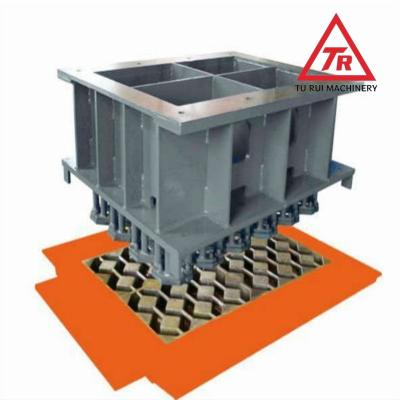 China HRC50 Hardness Rectangular Interlocking Concrete Molds Fire Resistance Solid Block Mould 390×190×190mm for sale