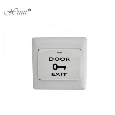 China Plastic Door Exit Push Button , Push To Exit Switch For All Kinds Doors for sale